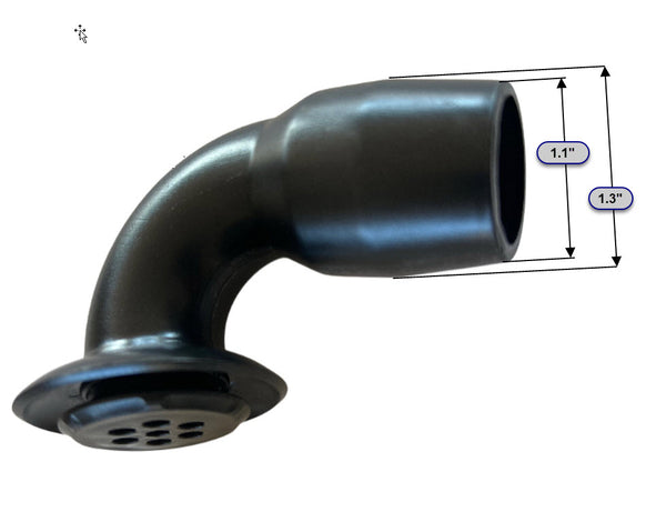 Helmet Hose to Mask Connector - Works with most Helmet Pumper Hoses ...